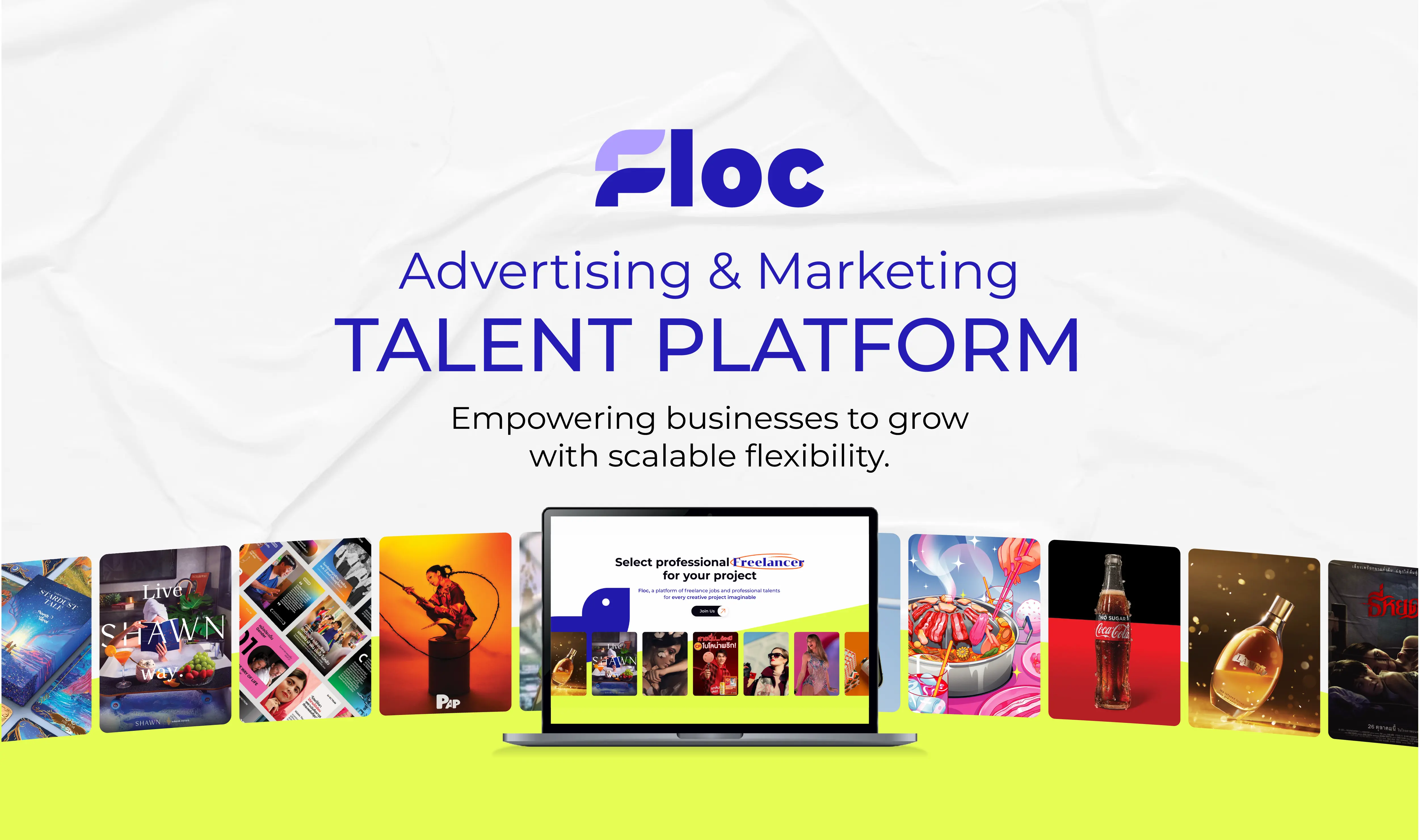 ฟล็อค | แพลตฟอร์มรวบรวมทาเลนท์ ในสายงานมาร์เก็ตติ้งและโฆษณา